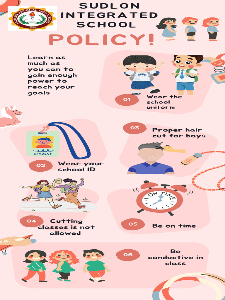 School Policy Infographic (Mary Cris Borado) | PDF
