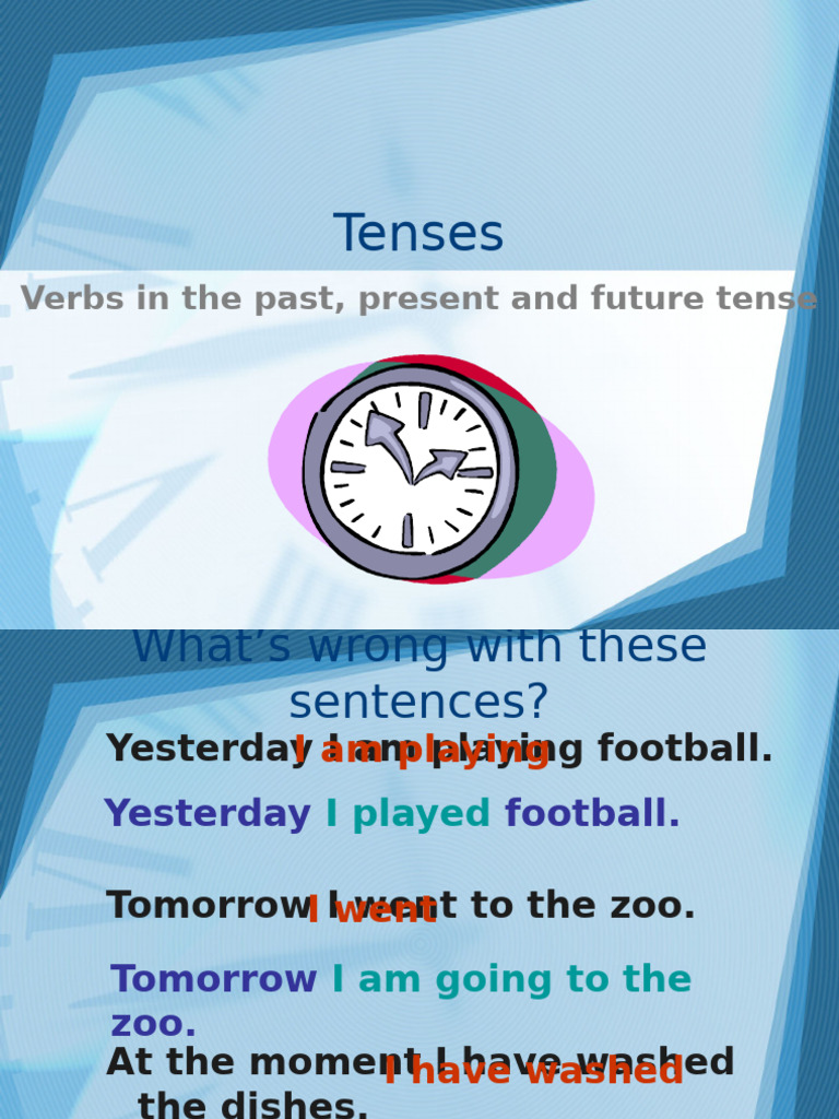 Tenses Practice PPT | PDF