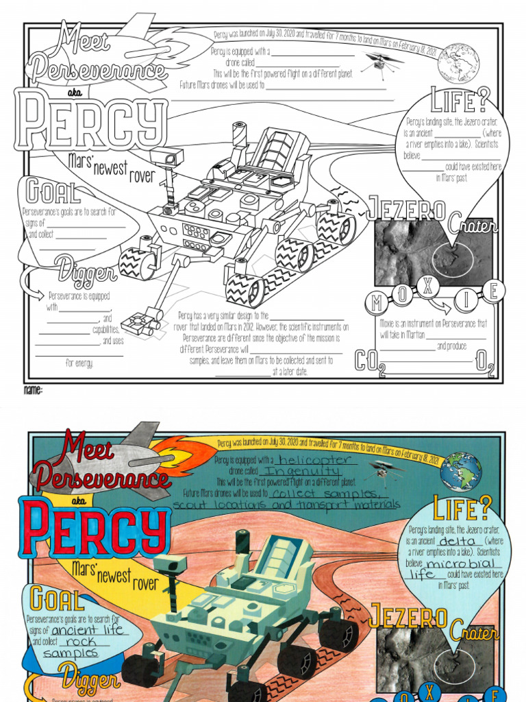 Astronomy Rover Percy Mars Mission | PDF
