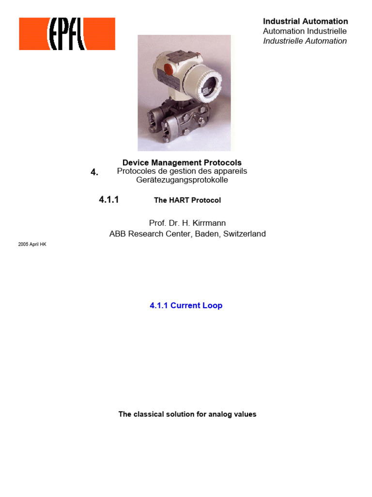 AI 4xx HART EDDL FDT DTM MMS IEC1850 OPC | PDF