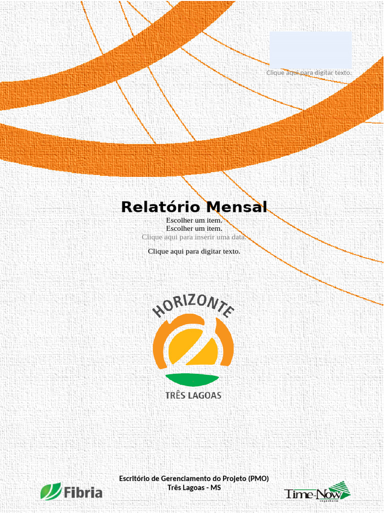 Anexo 14 - Modelo Relatório Mensal (INDUSTRIAL) - Rev01 | PDF