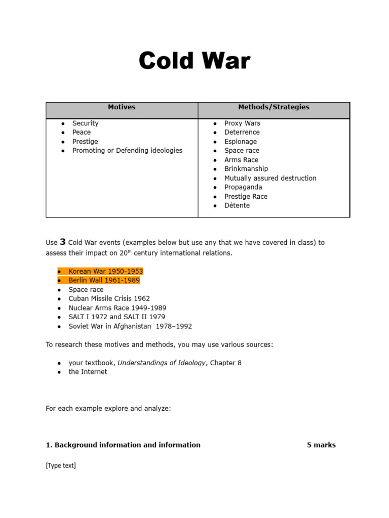 Cold War Major - Eilad Cantuba | PDF