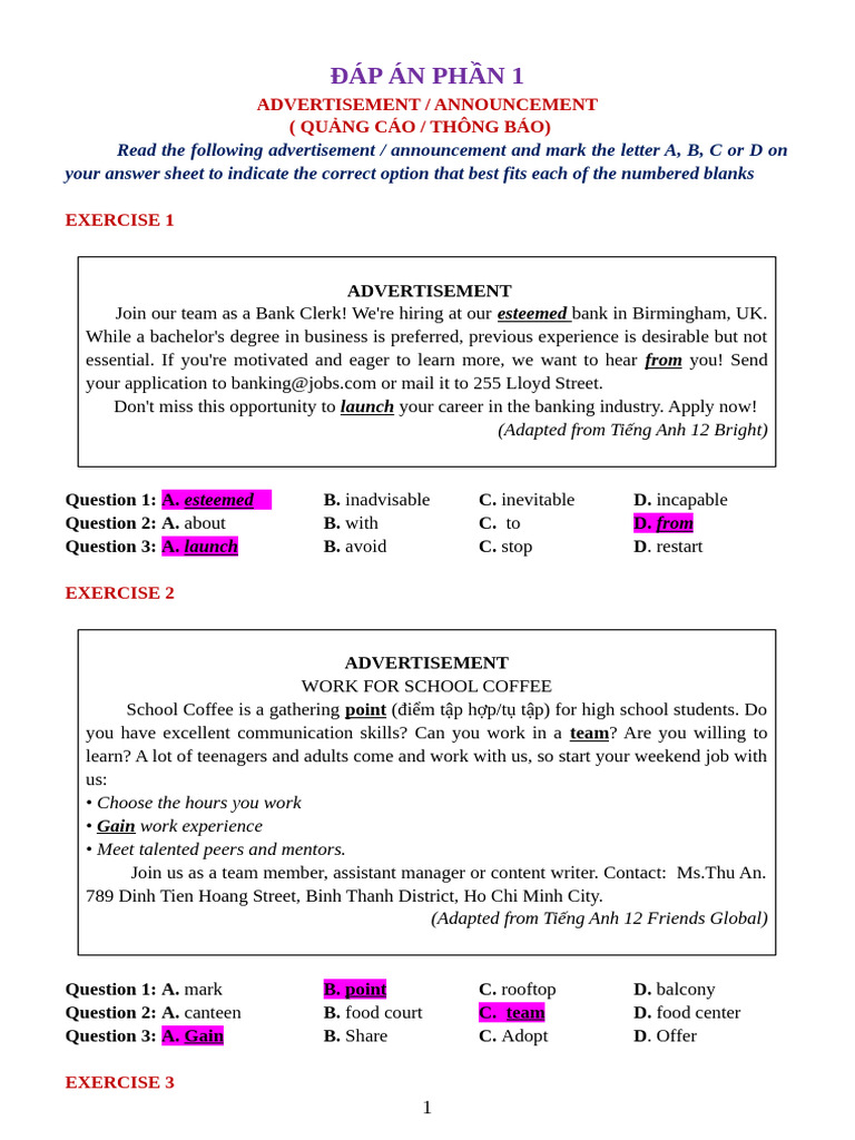 Key-35 Announcements | PDF