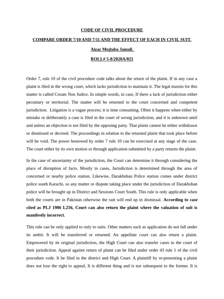 Assignment 2 CPC | PDF