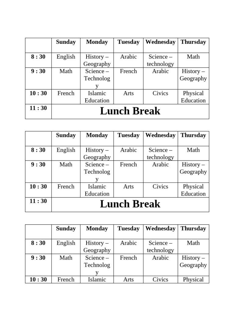 Timetable Practice Asking Questions | PDF