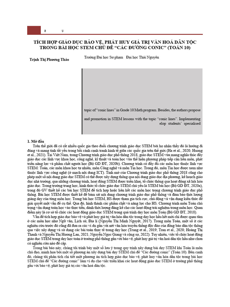 TRNH TH PHNG Tho | PDF