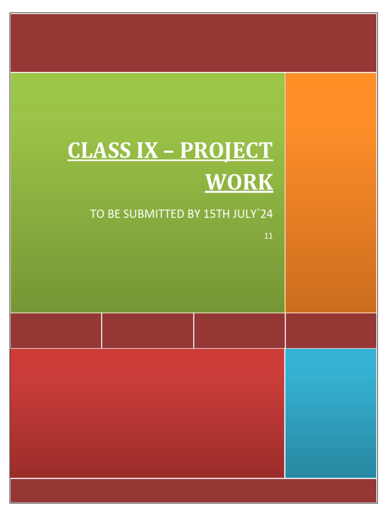 Class Ix Project | PDF