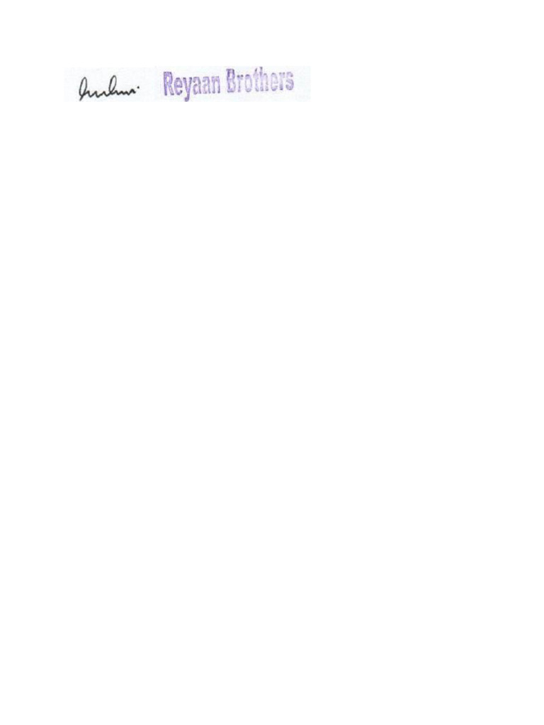 Reyaan Brother Signature | PDF