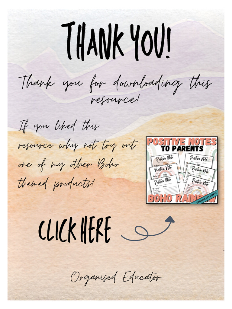 End of Year Class Awards Student Recognition Boho Rainbow Theme-1 | PDF