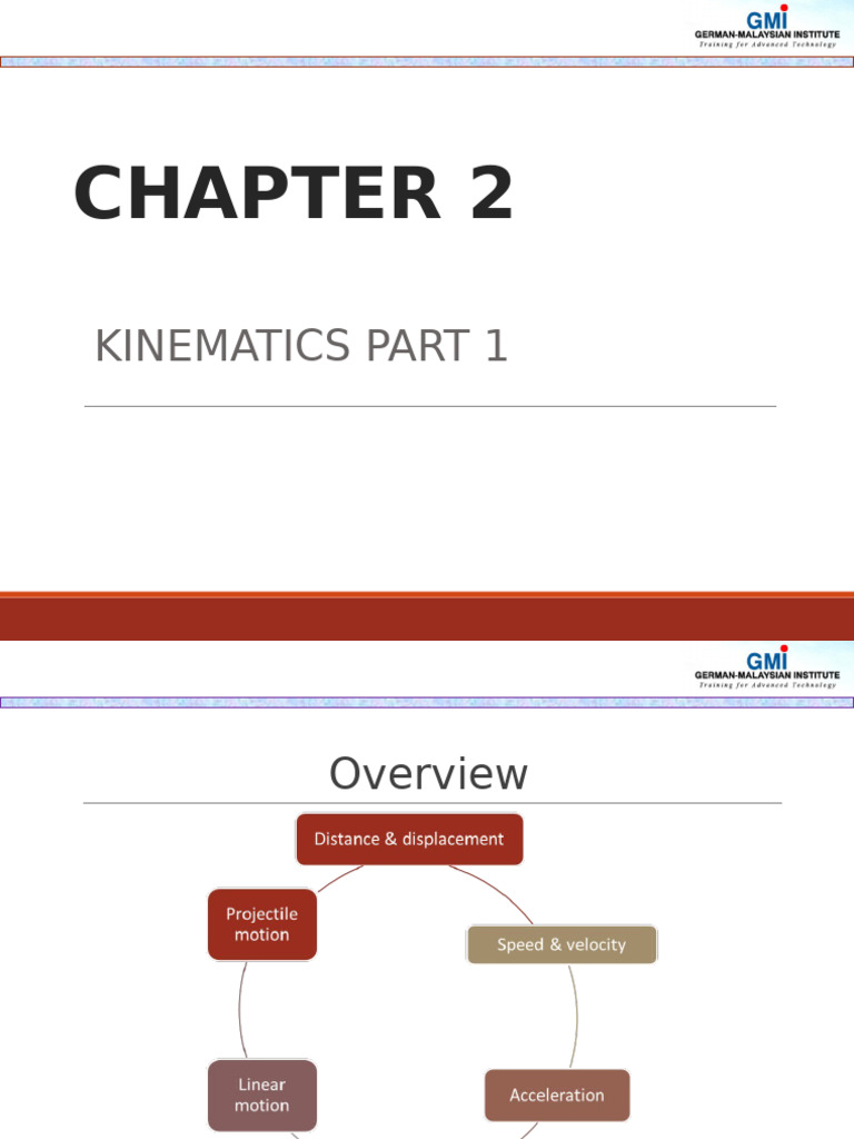 CHAPTER 2 (A) Linear Motion | PDF