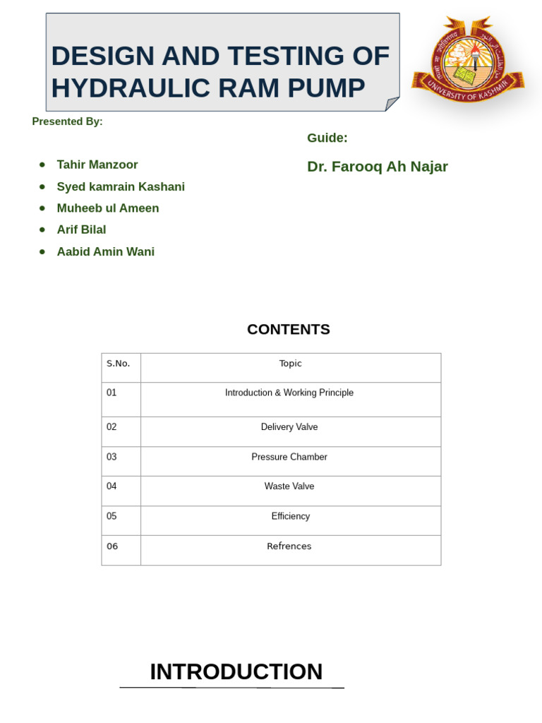 Hydraulic Ramp Presentation Preparing | PDF | Pump | Valve