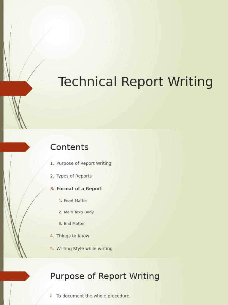 Technical Report Writing | PDF