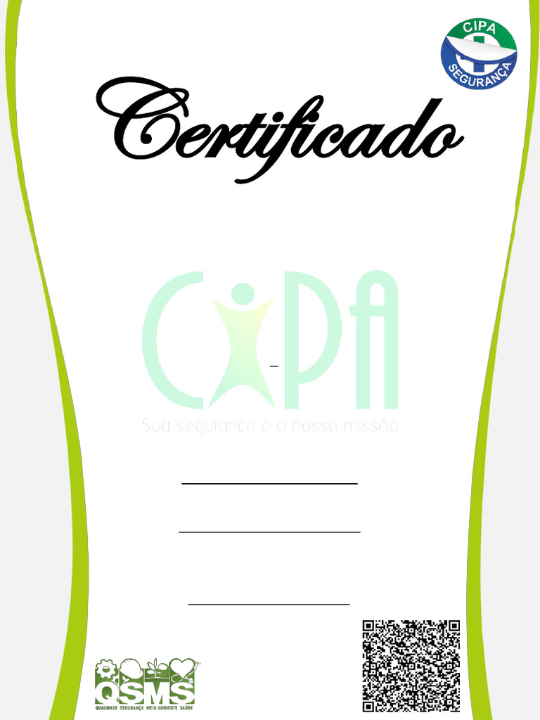 Certificado CIPA | PDF