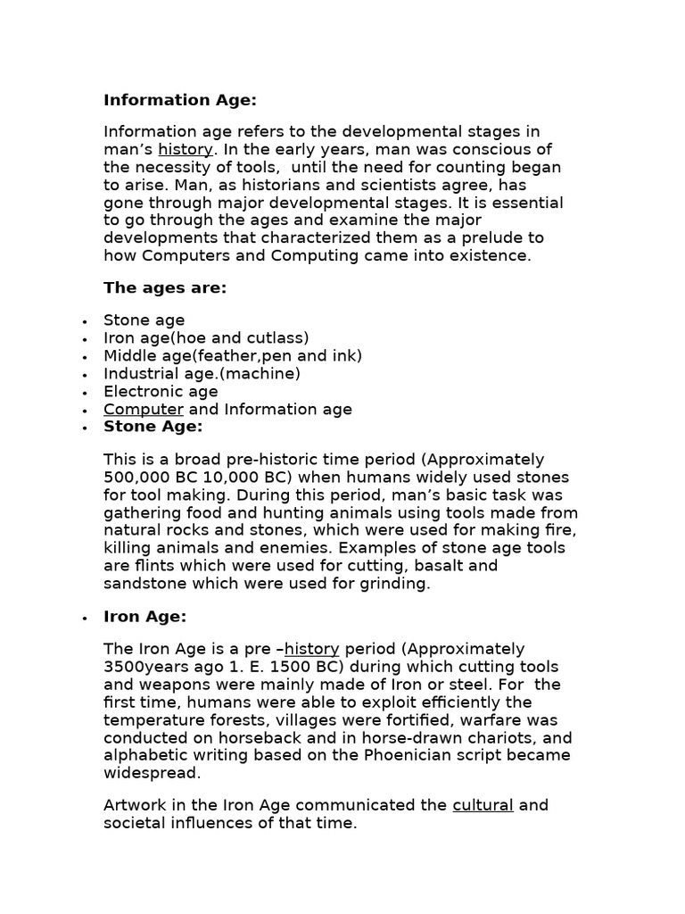 Information Age | PDF