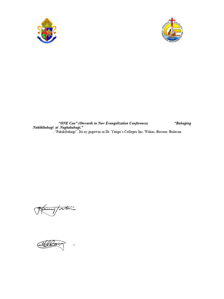 ONE CON 2024 Parish Letter | PDF