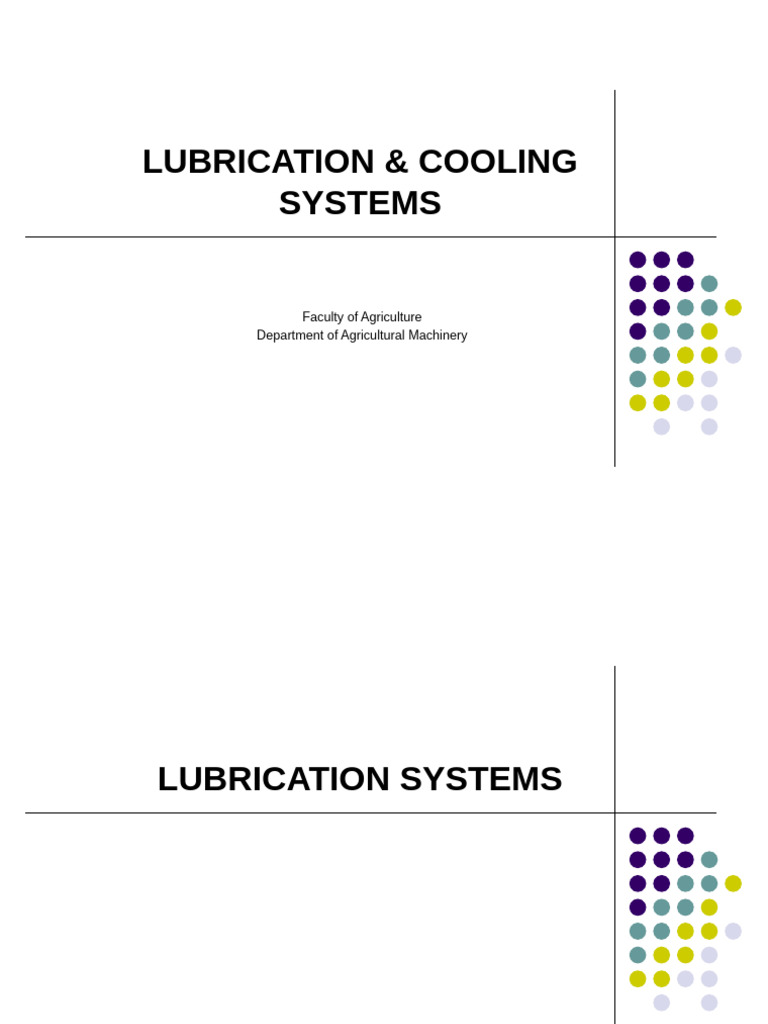 7 - Lubrication Cooling | PDF