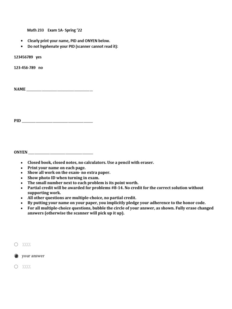 Practice Exam1 | PDF