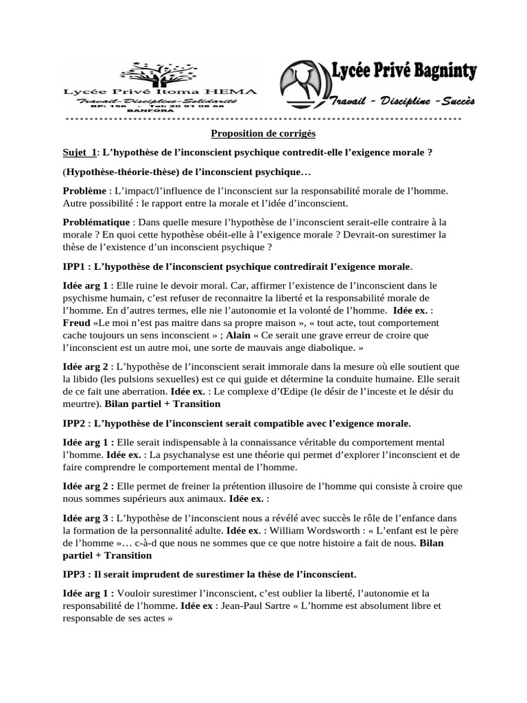 Correction Devoir N°1 | PDF