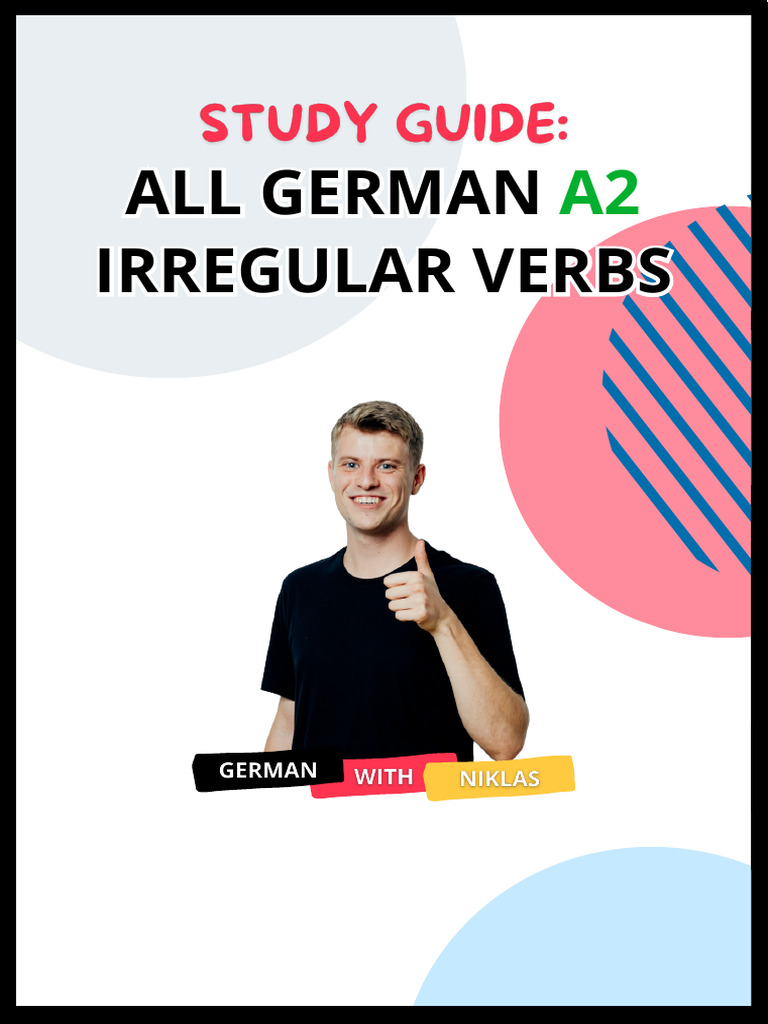 All German A2 Irregular Verbs | PDF