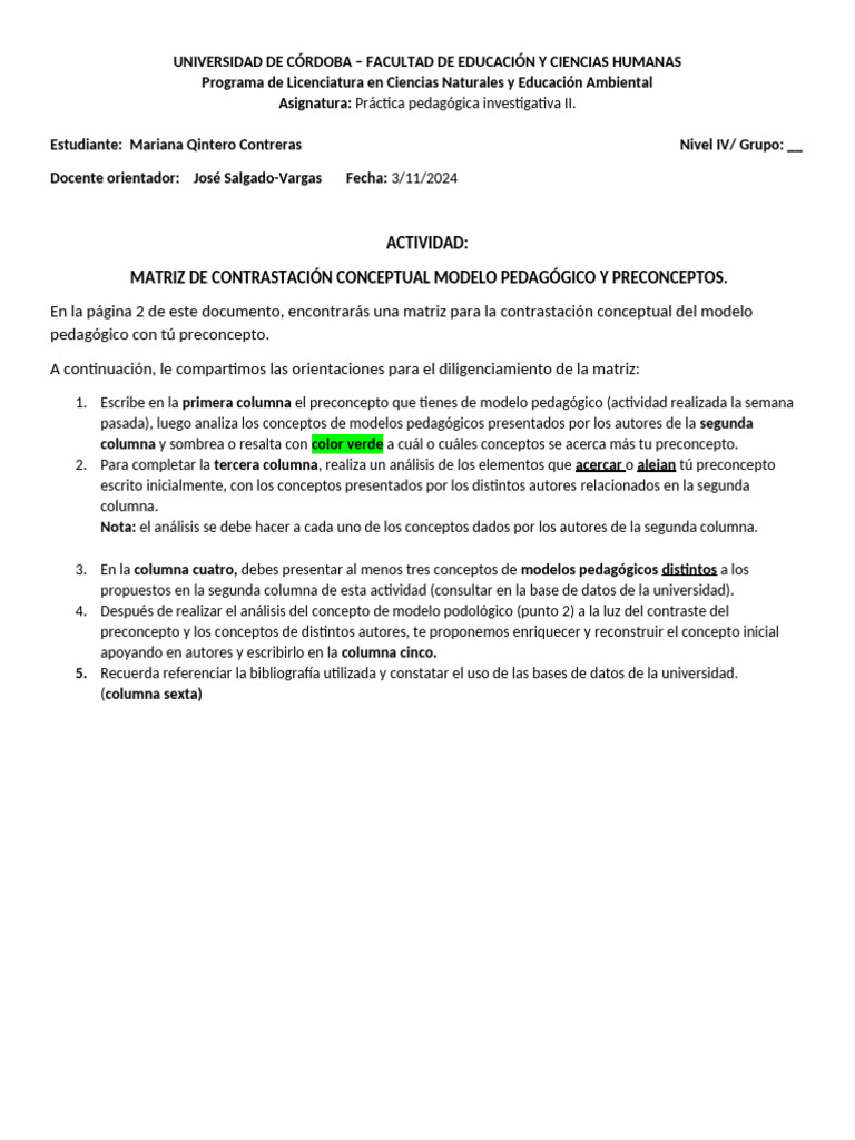 Act3. Contrastación PPI-2 Concepto ModeloP Orientaciones 2024-1 | PDF