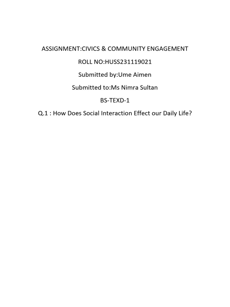 ASSIGNMENT Civ | PDF