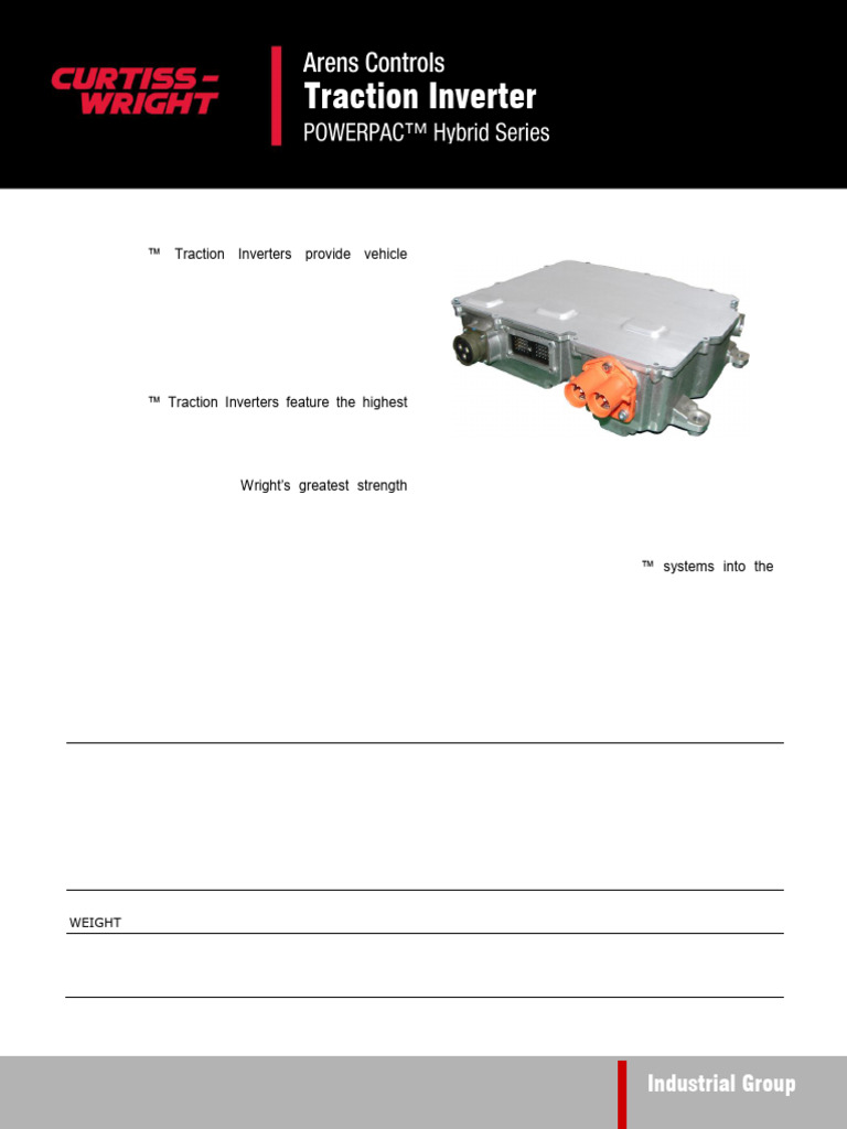 Traction Inverter 11-14 | PDF