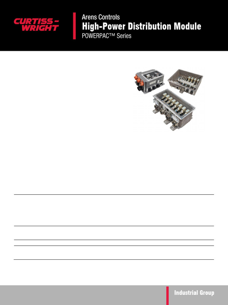 High Power Distribution Module 11-14 | PDF
