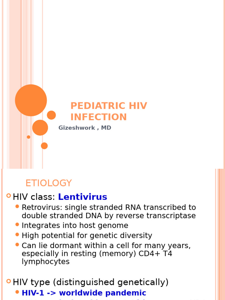 04 Pediatric HIV Infection | PDF