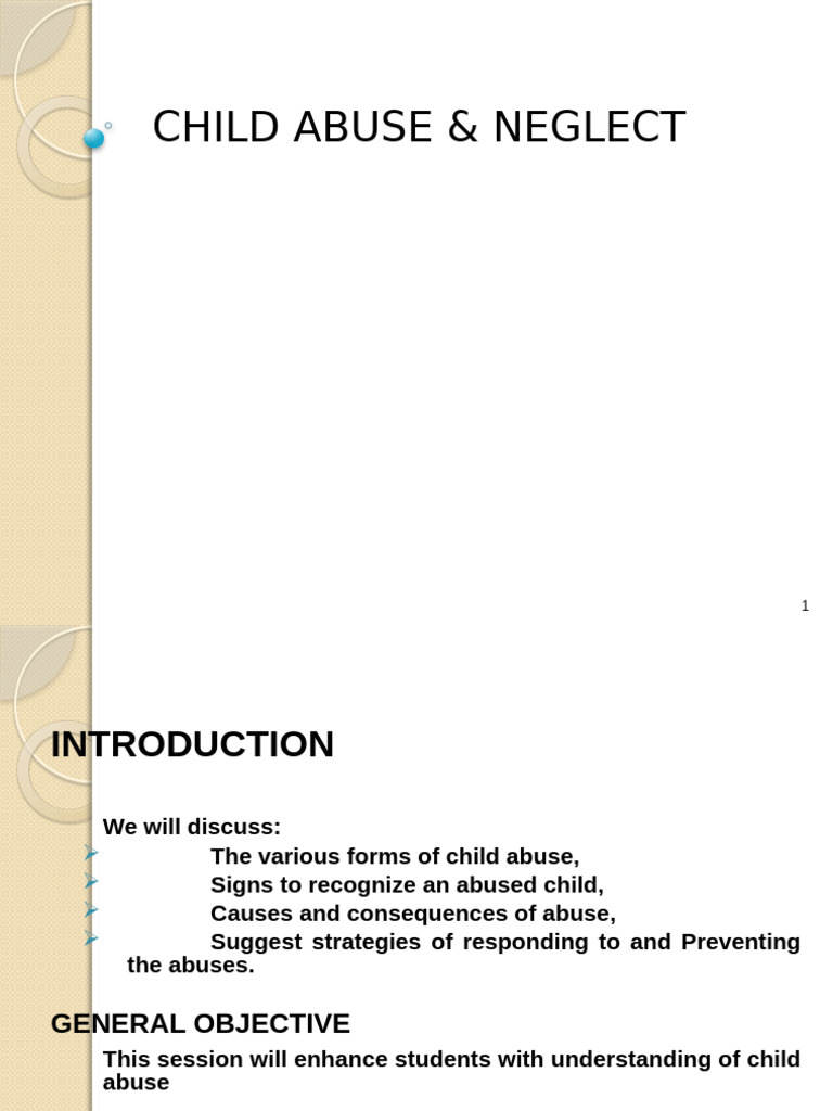 Child Abuse and Neglect | PDF