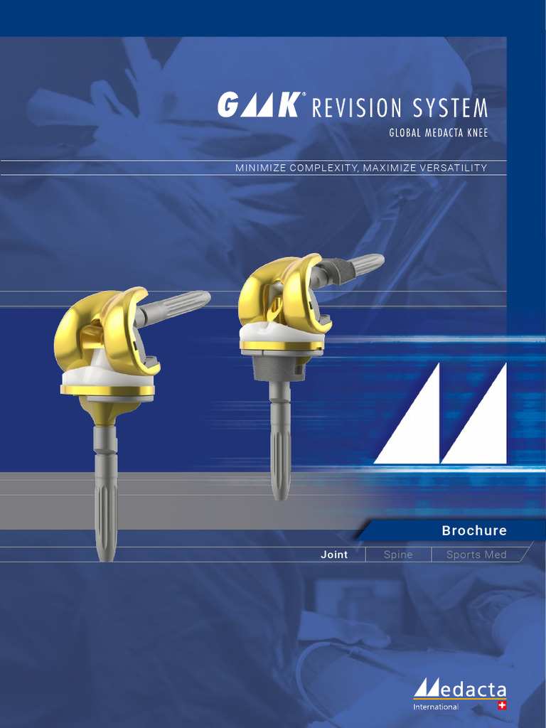 GMK Revision System Overview | PDF | Surgery | Musculoskeletal System