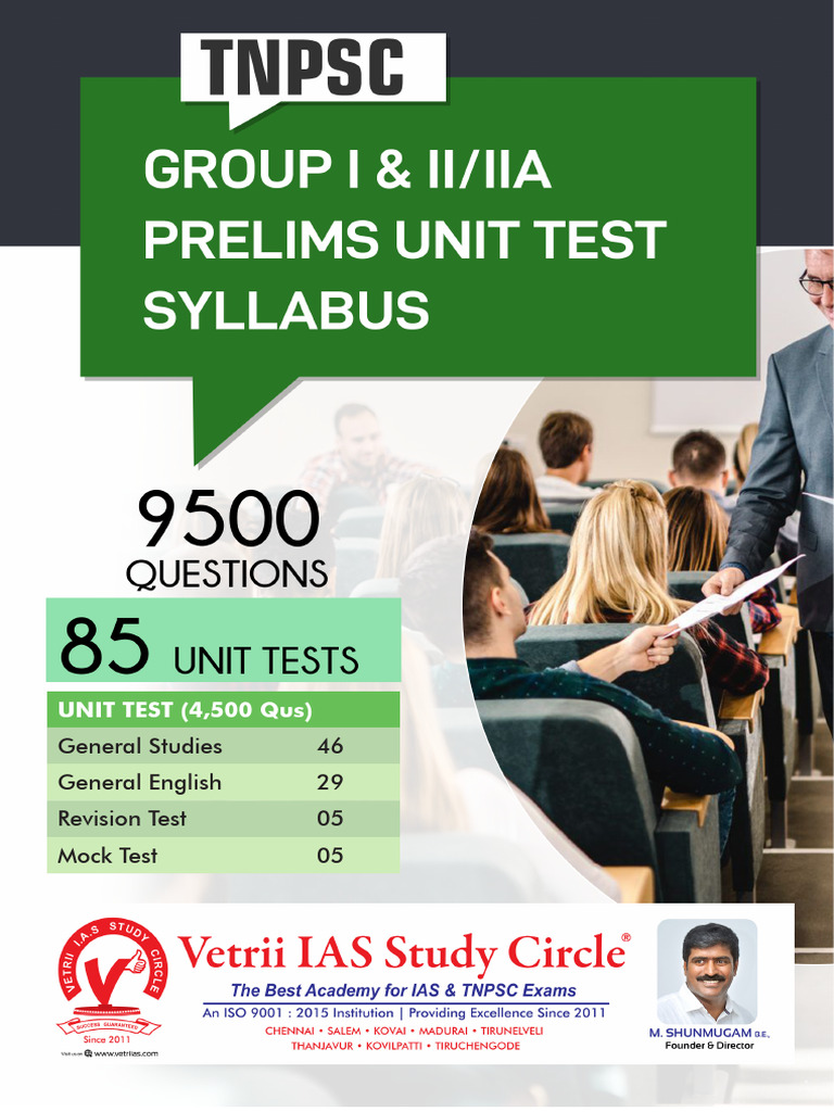 GR 1& 2-Prelims Unit Test | PDF