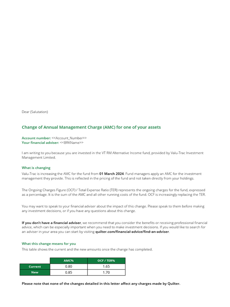 6510 VT RM Alt Income - Amc Change - cb3 Bundled - Sample | PDF