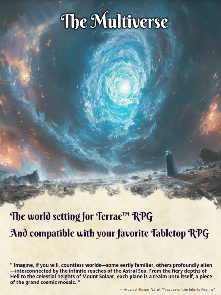 Terrae RPG Introduction To The Multivers | PDF