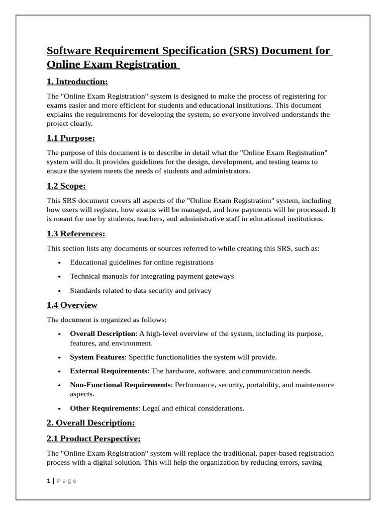 SRS - 2 | PDF