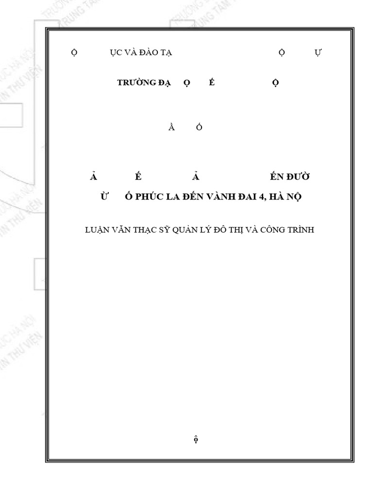 Quan Ly Kien Truc Canh Quan Tuyen Duong Tu Pho Phuc La Den Vanh Dai 4 Ha Noi Tom Tat | PDF