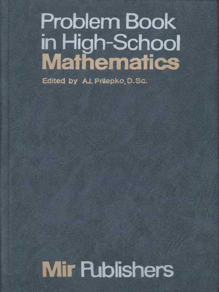 Problem Book in High-School (Prilepko - A.I. - (Ed.) ) | PDF