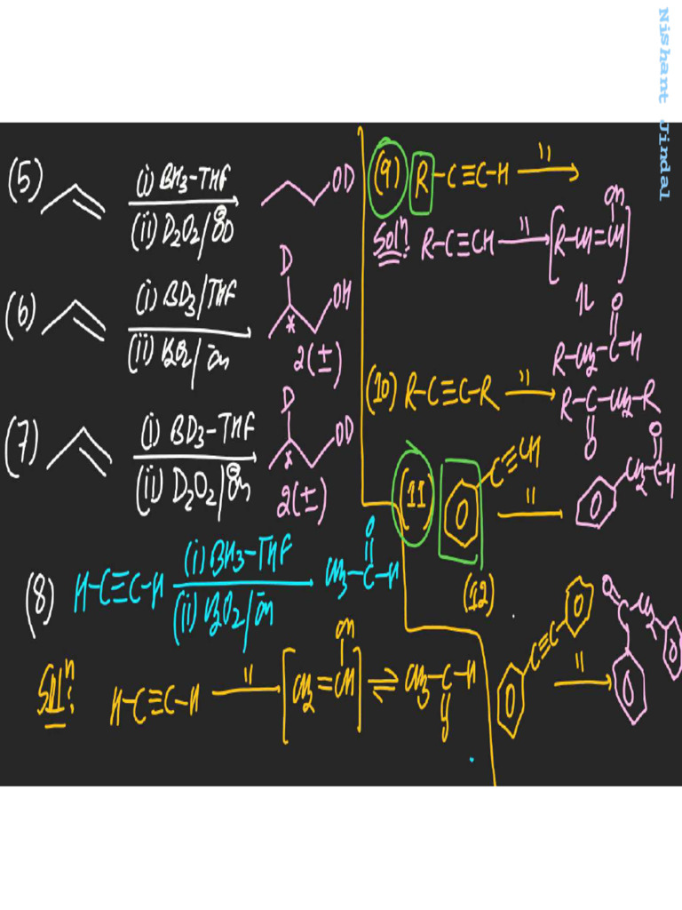 Reaction Mechanism - L-16 (Class Notes) NJ - 247 | PDF
