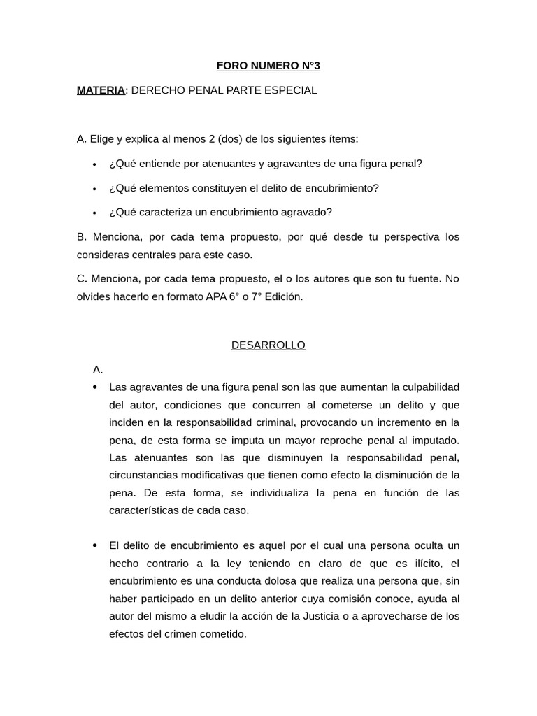 Foro Grupal TP3 | PDF