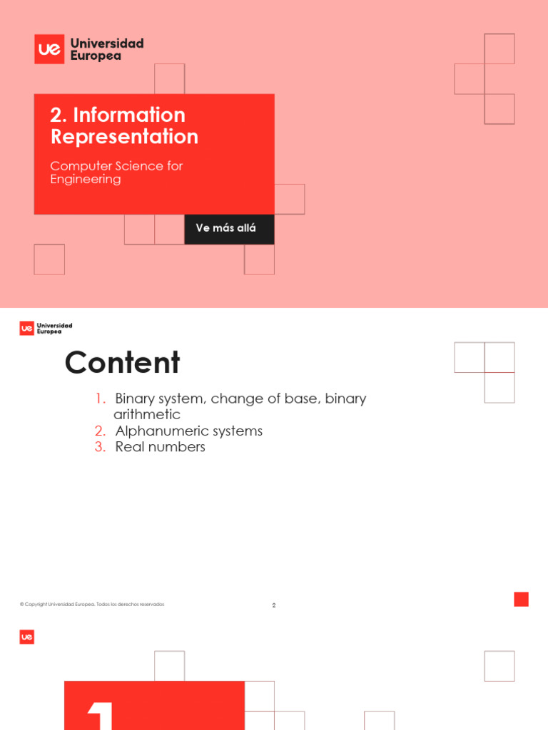 2 Information Representation | PDF