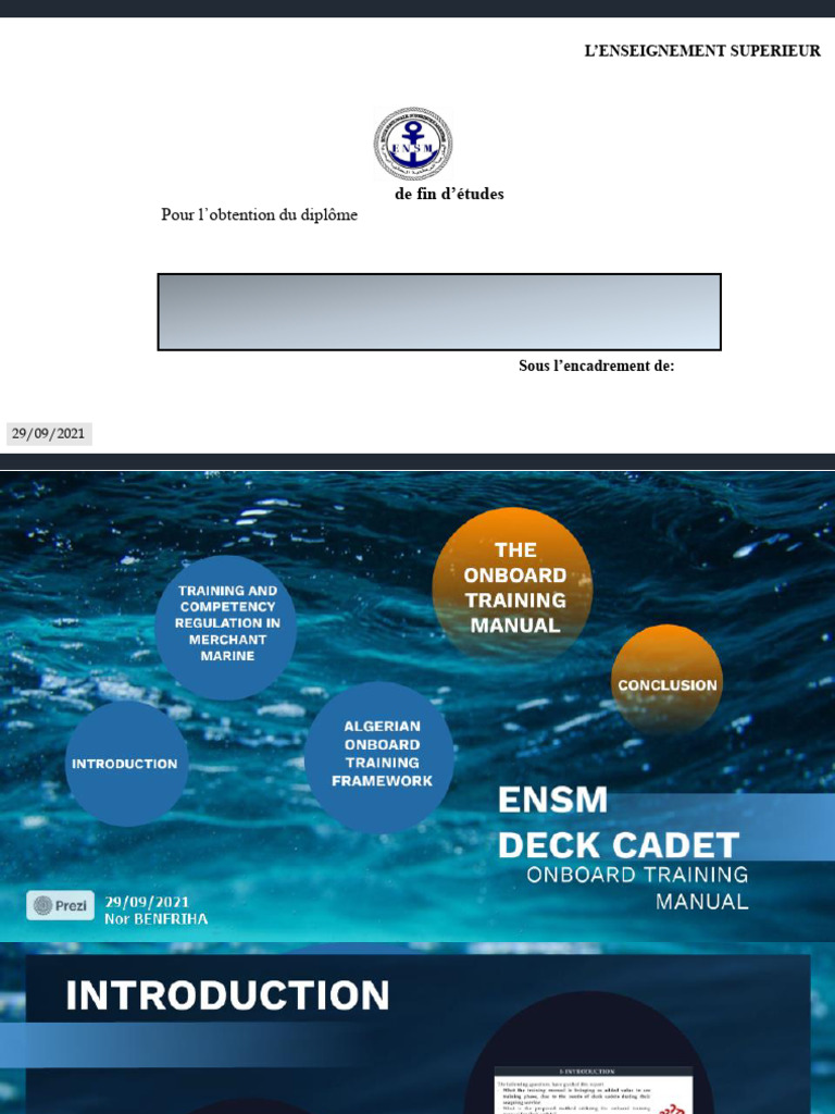 Development of Onboard Training Manual | PDF