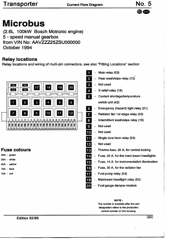 Microbus Wiring 5 | PDF