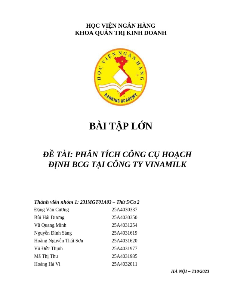 BTL Quan Tri Hoc-Nhom1-Chude3 | PDF