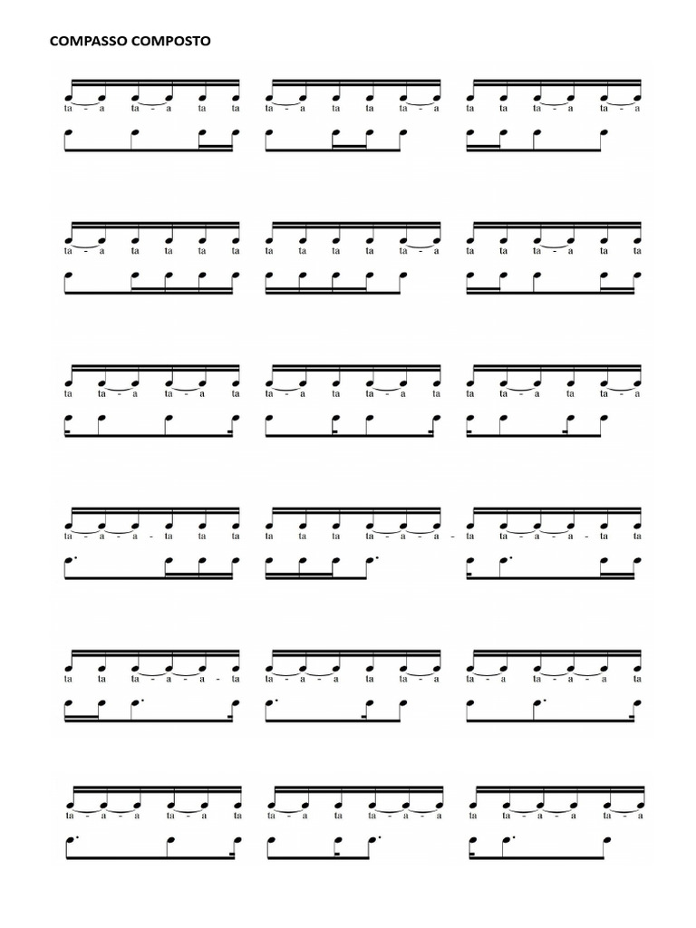 Células No Compasso Composto | PDF