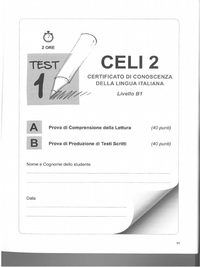 Test 1 Celi 2 | PDF