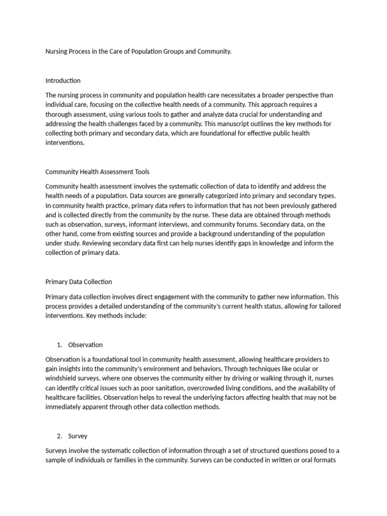 CHN Manuscript | PDF