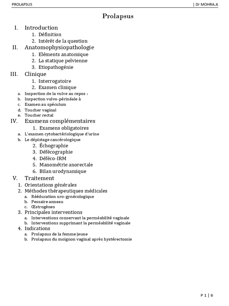 Prolapsus | PDF