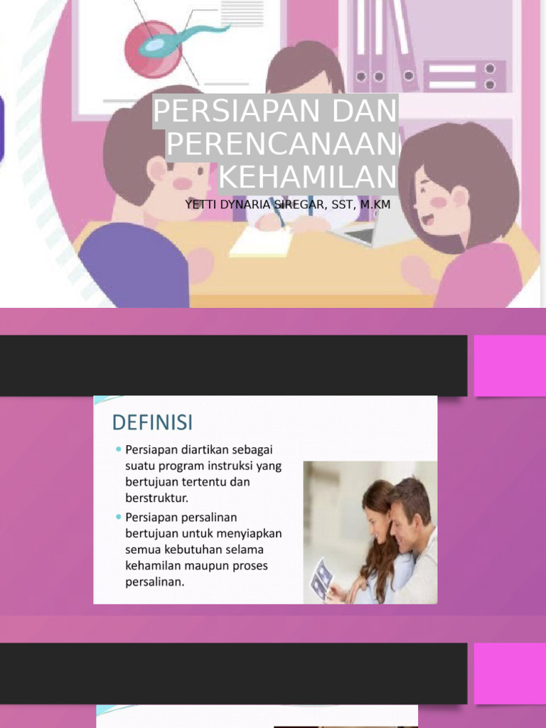 Persiapan Dan Perencanaan Kehamilan | PDF