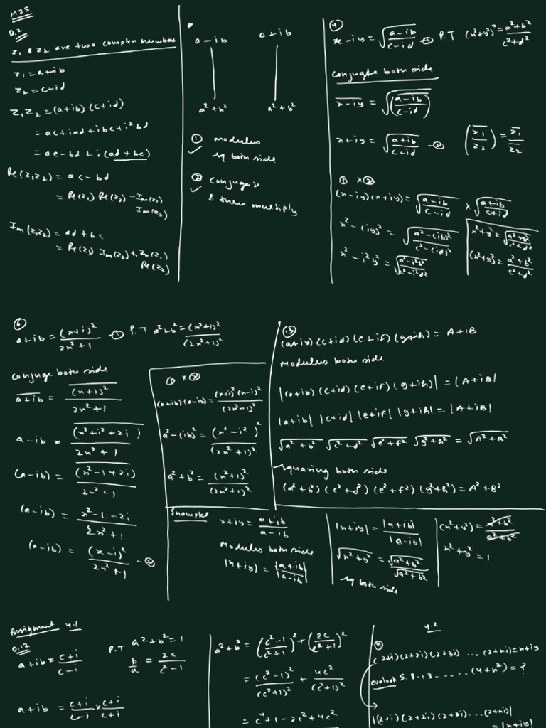 Class 11th 17 Sep 2024 Complex Revision | PDF