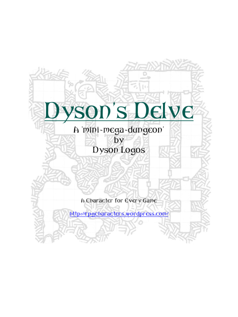 Dysons Delve Deluxe | PDF