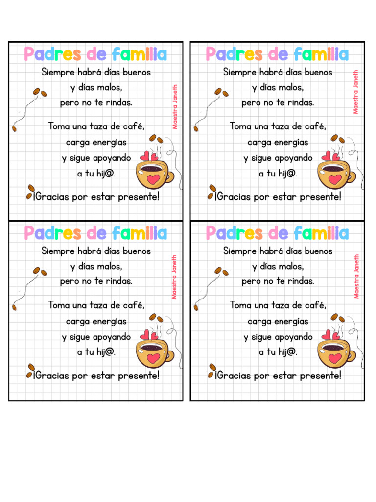 detalle papás 1 | PDF